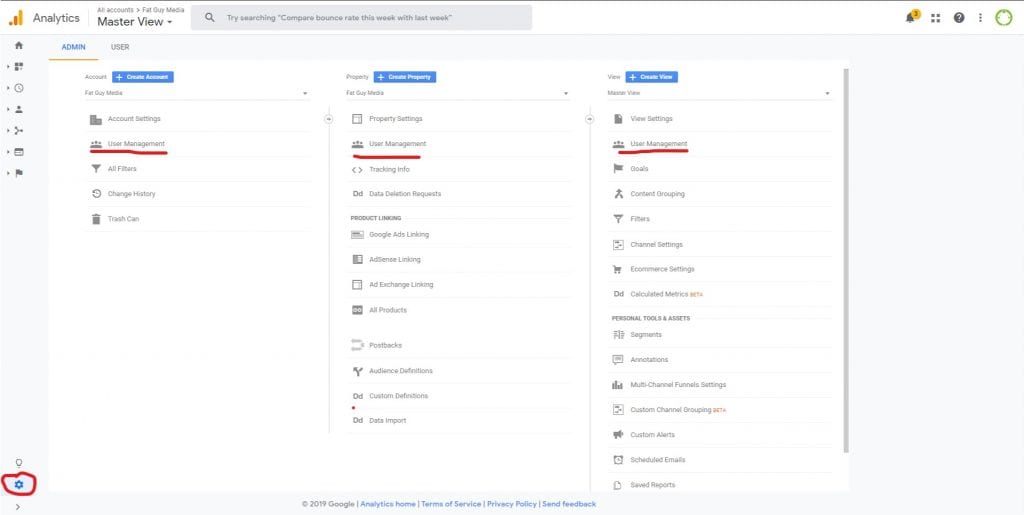 How to Add a User to Google Analytics | Fat Guy Media